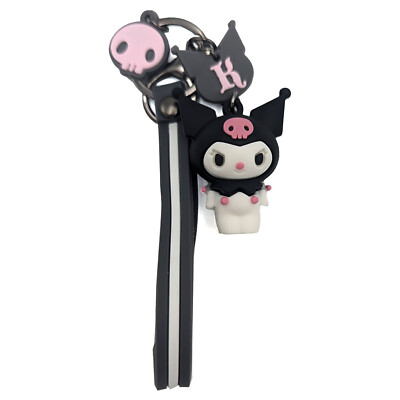 Hello Kitty - Kuromi 2" 3D Keychain Figurine NEW Kiti Howaito Figure ...