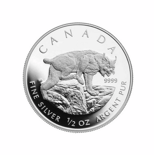 2005 CANADA $4 Lynx 1/2 oz. 99.99% silver proof finish - coin only | eBay