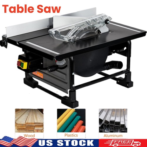 Portable Compact Heavy Duty Table Saw 6.7Amp DIY Projects Work Shop 24T ...