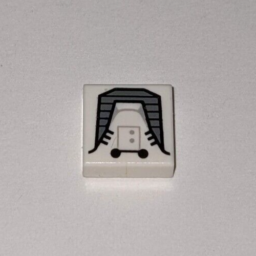 Lego White Tile Star Wars 1 x 1 with Groove Galactic Empire Jet Pack ...