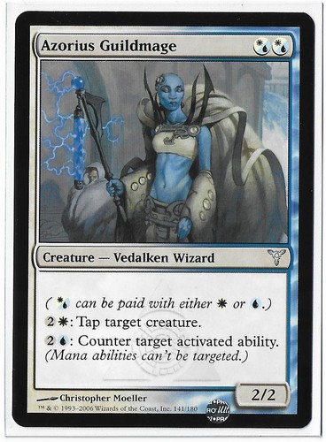 Magic The Gathering MTG DISSENSION AZORIUS GUILDMAGE Uncommon Card ...