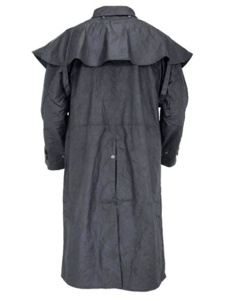 Outback Trading Low Rider Duster Oilskin Slicker Brown Black REG & BIG ...