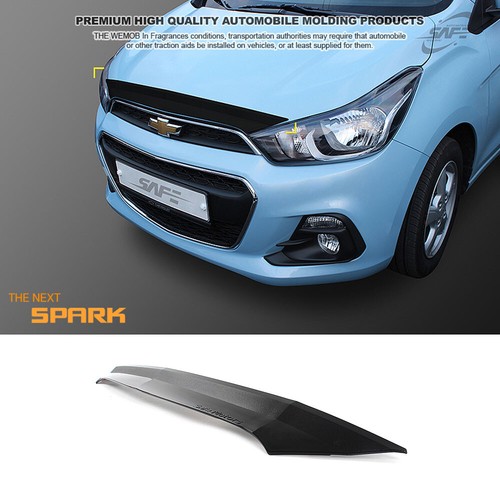 2016-2022 Chevy Spark Acrylic Smoke Black Bonnet Hood Deflector D-669 ...