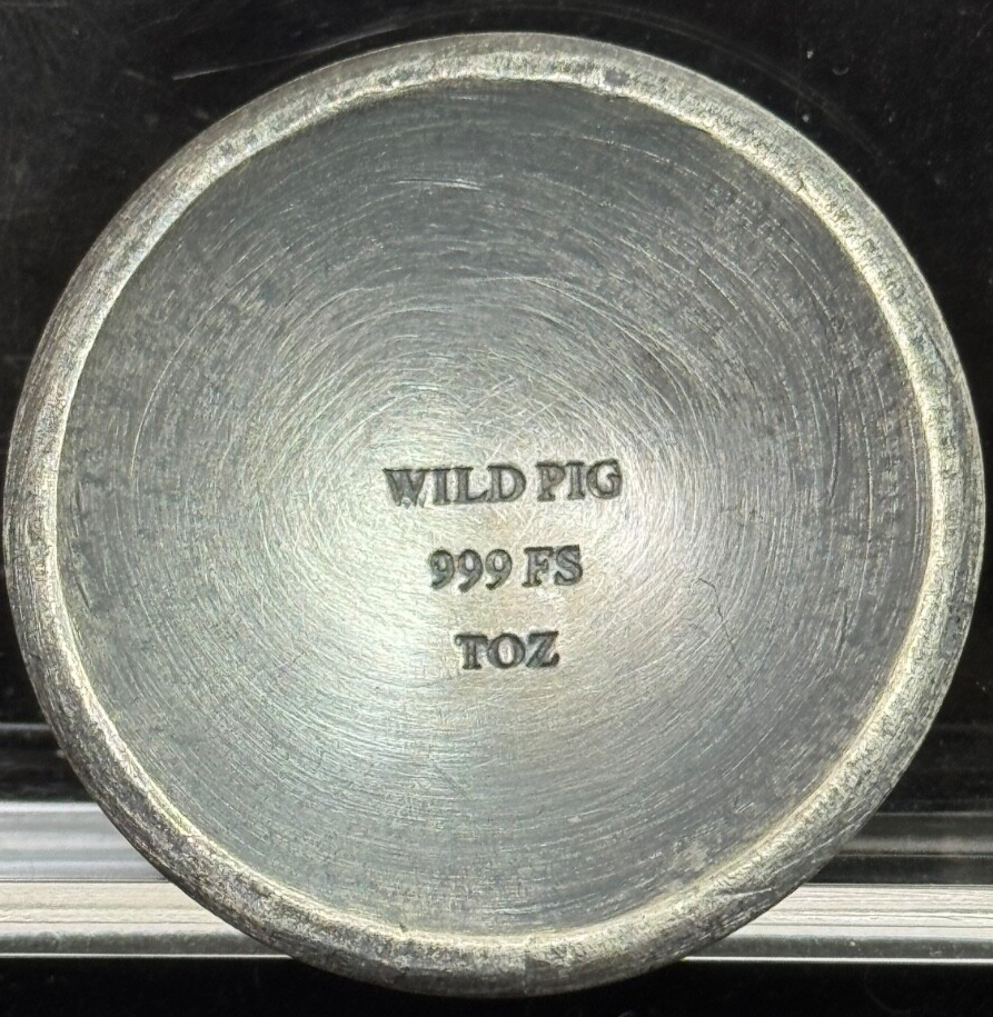 1oz .999 Fine Silver Dome W.Pig Mint Art Round #1 | eBay