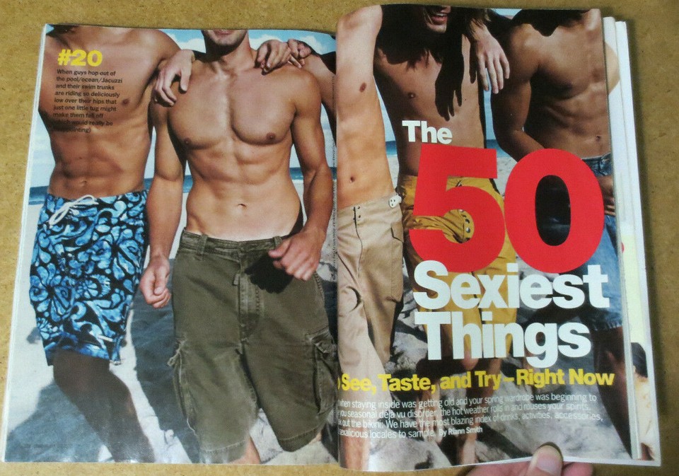 Cosmo Magazine Kyle Carlson Twins Abercrombie Fitch A&F SHIRTLESS Peter ...