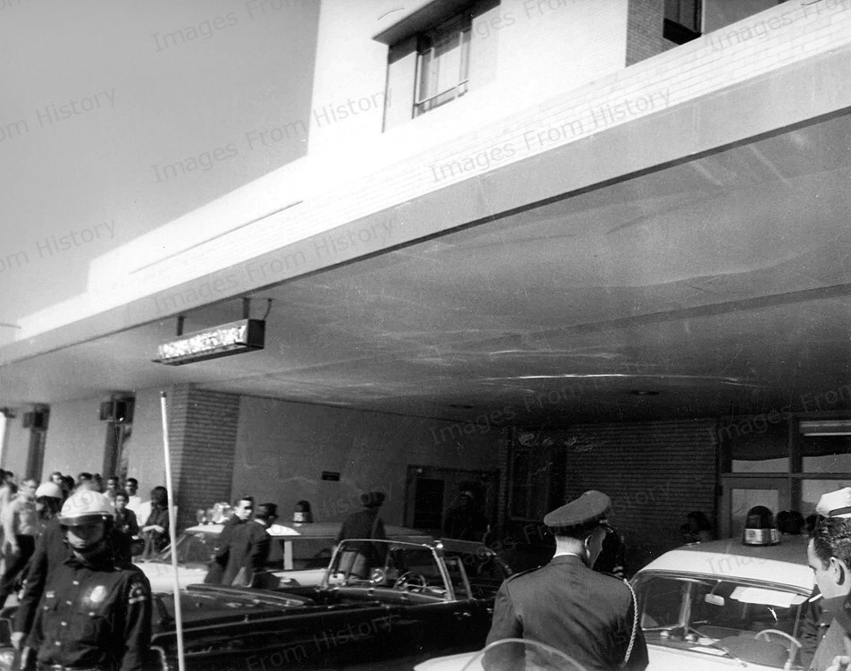 8x10 Print John F. Kennedy Assassination Parkland Hospital Dallas Texas ...