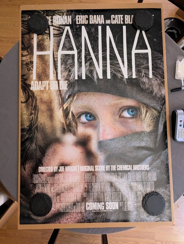 Hanna movie poster 27x40 d/s original | eBay