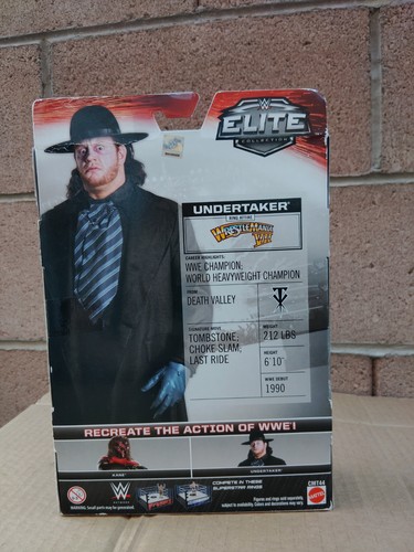 WWE 'Undertaker' Elite Collection Wrestlemania Heritage Series Mattel ...