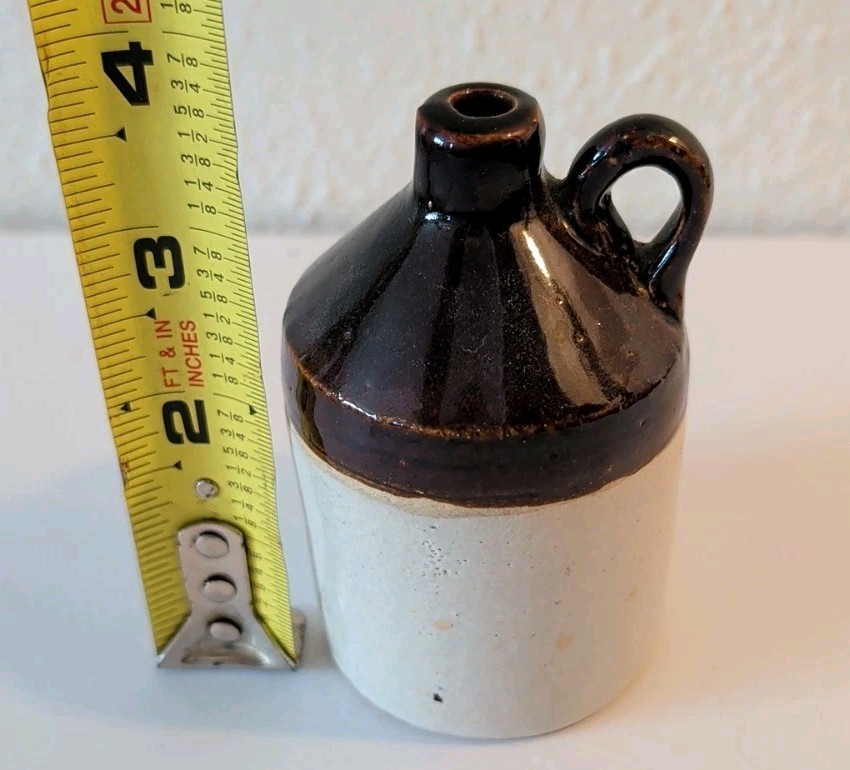 Vintage Miniature Stoneware Jugs Lot of 9 Various Colors Shapes ...