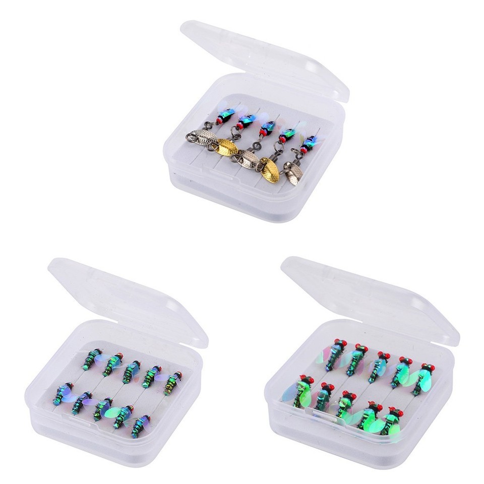 2023 New 5/10pc X Fly Hooks Fishing Kits Flying Insect Flying Insect ...
