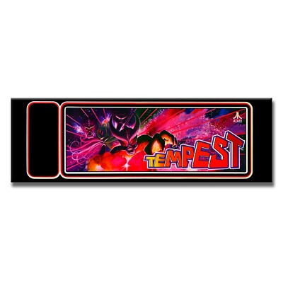 Tempest Premium Arcade Marquee For Restoration Backlit Sign | eBay