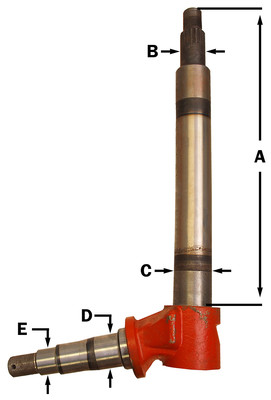 A57275 Spindle Left Hand for Case 730 830 930 1030 Tractors | eBay