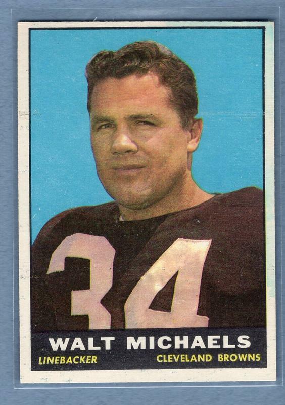 1961 Topps #75 Walt Michaels(st) VG-EX GO169 | eBay