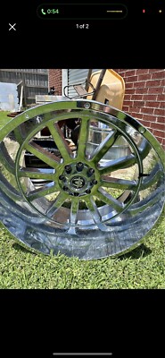 26 inch 26x14 Hardcore Offroad HC13 Chrome wheels rims 8x6.5 8x165.1 ...