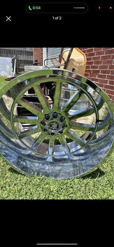 26 inch 26x14 Hardcore Offroad HC13 Chrome wheels rims 8x6.5 8x165.1 ...