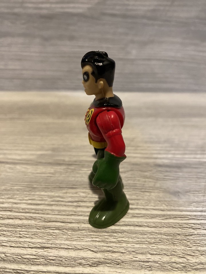 Imaginext Fisher Price DC Super Friends Robin Boy Wonder Mini Action ...