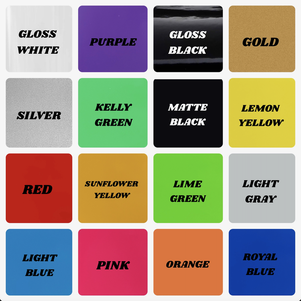 Cursive Custom Text Vinyl Decal Sticker Script | Personalized Lettering ...