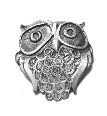 VINTAGE METZKE PEWTER OWL BROOCH PIN, EUC | eBay