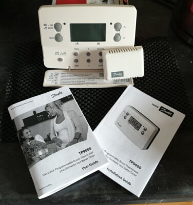 DANFOSS TP9000 PROGRAMMABLE ROOM THERMOSTAT & HOT WATER TIMER ...