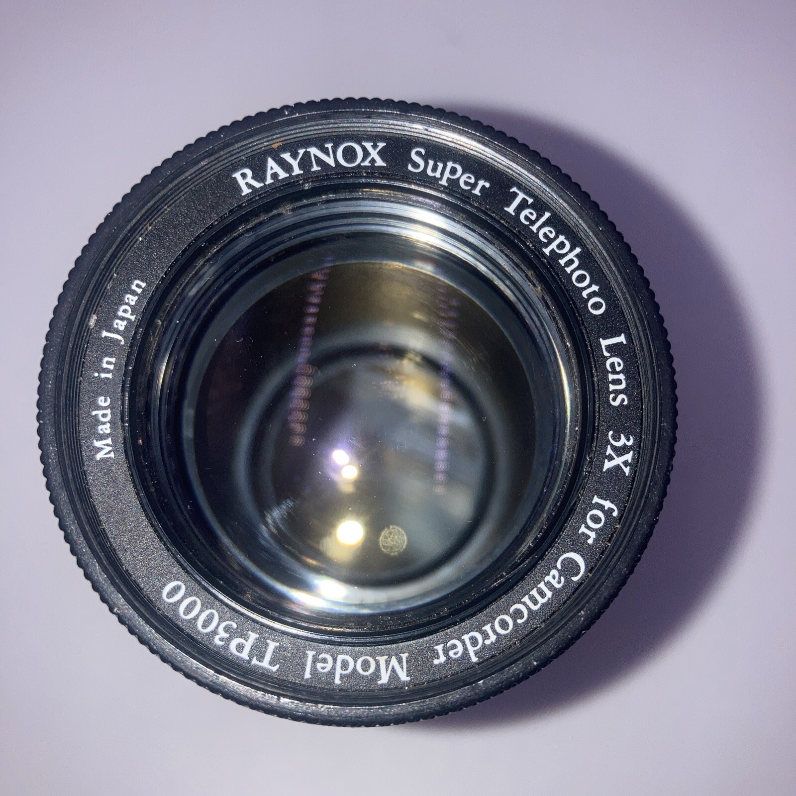 Raynox Super Telephoto Lens 3x For Camcorder Model TP 3000 Made In ...