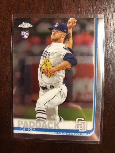 2019 Topps Chrome Update Series Chris Paddack Rookie San Diego Padres ...