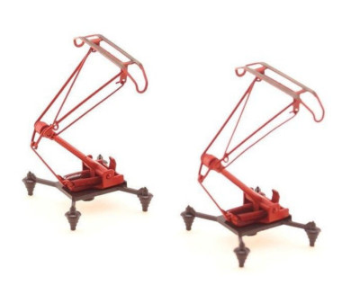 Sommerfeldt H0: 2 x Einholmstromabnehmer DB, SBS 81 (SO 765) - NEU ...