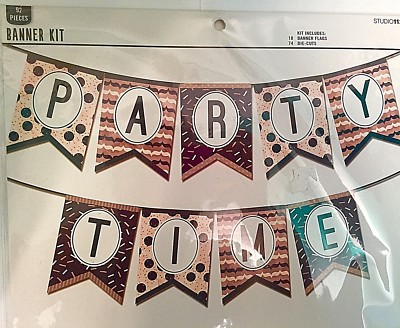BRAND NEW 92-PIECE PARTY PARTY PARTY BANNER KIT FUN EASY TO USE DIY ...