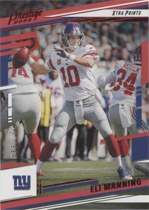 2022 Panini Prestige - Eli Manning #224 Xtra Points Red /449 for sale ...