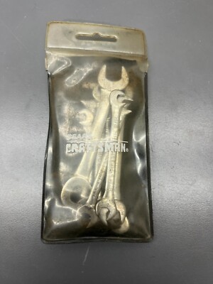 (f) VINTAGE CRAFTSMAN 9 44778 8PC OPEN END ANGLED IGNITION WRENCH SET ...