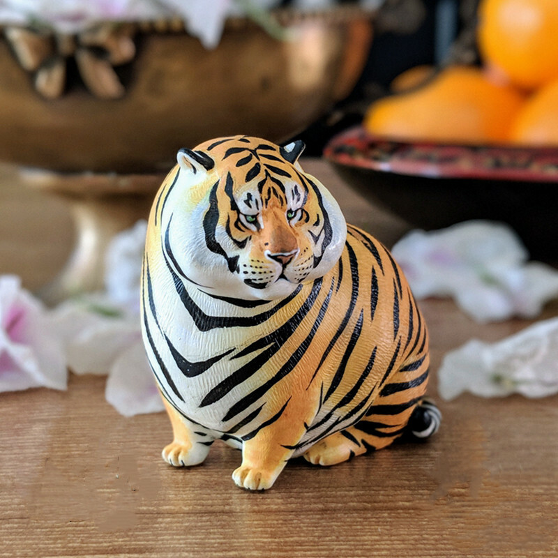 Cute TIGER CAN BE ANYTHING Changeable Panghu Fat Tiger Display Figure ...