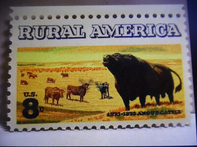 SCOTT # 1504 RURAL AMERICA - ANGUS CATTLE 8 CENT STAMP - MNH | eBay