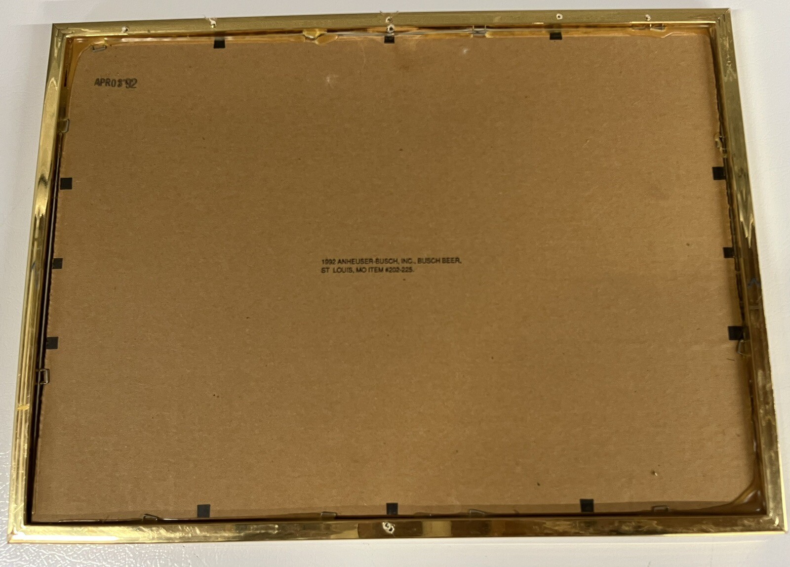 Vintage BUSCH Beer mirror BUSCH MOUNTAINS Anheuser-Busch 18 1/2 x 13 1/ ...