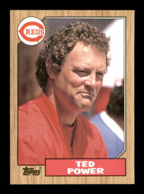 1987 Baseball Topps Ted Power Cincinnati Reds #437 | eBay