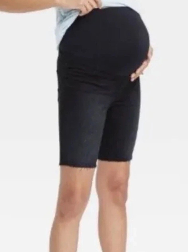 Isabel Maternity Ingrid & Isabel Over Belly Bermuda Maternity Jean ...