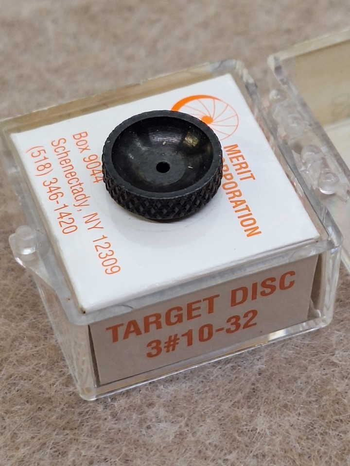 NOS Merit 3 #10-32 Target Disc Aperture Rear Rifle Sight | eBay