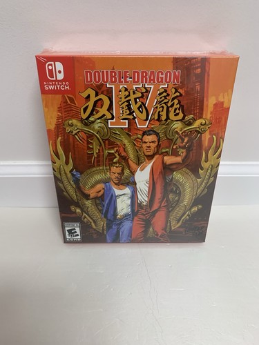 NEW sealed DOUBLE DRAGON 4 IV Classic Edition NINTENDO SWITCH Limited ...