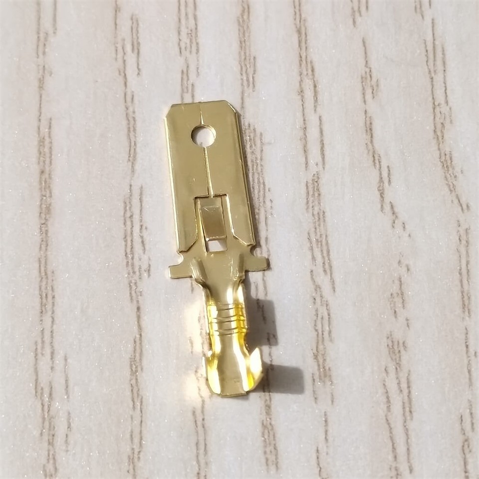 200PCS Male 6.3mm Spade Terminals Connector Non-insulated AU | eBay ...