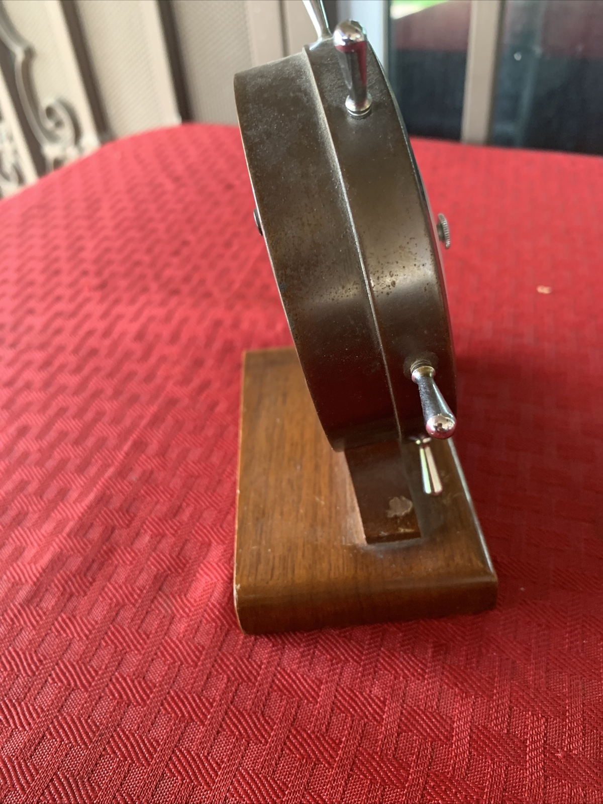 Vintage Airguide Barometer Desk Nautical Weather Pressure Rain Ship ...