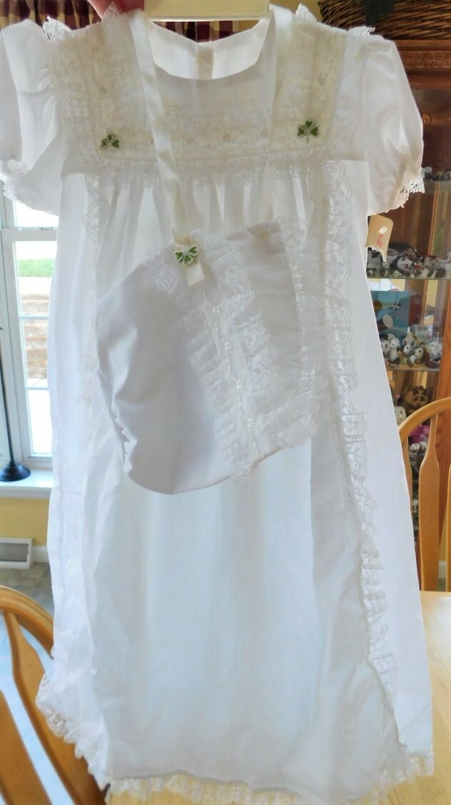 Vintage~NEW~"ALEXIS" Baby Girl BAPTISM Dress/Gown wit… - Gem
