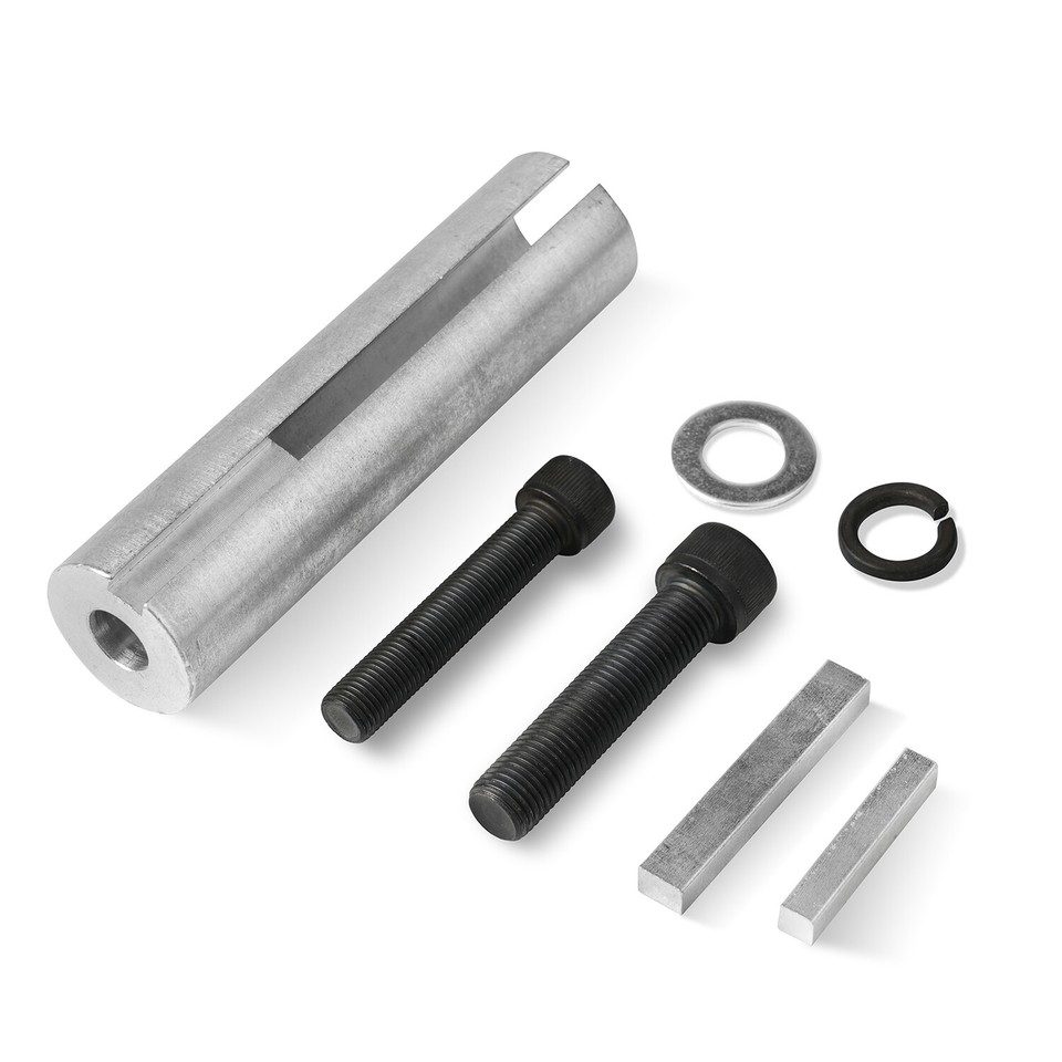 Engine pulley Crank Shaft Sleeve Adapter Extended 1 to 1 1/ 8 inch 1/4 ...