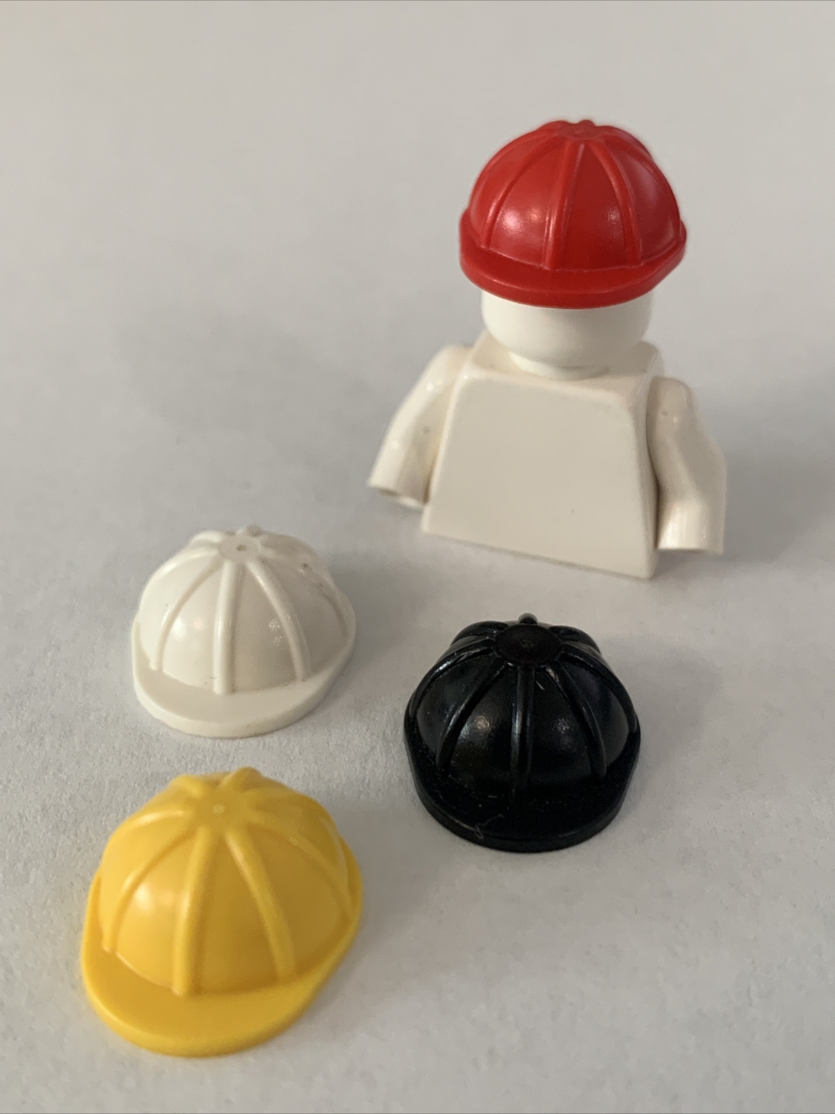 LEGO Parts 3833 (2pcs) Minifigure, Headgear Helmet Construction | eBay