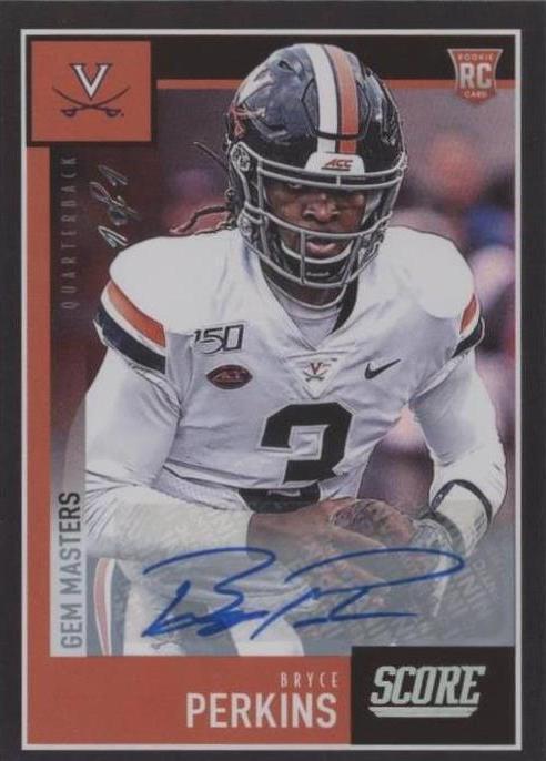 2020 Score - Rookies Bryce Perkins #353 Gem Masters Signatures /1 (AU ...