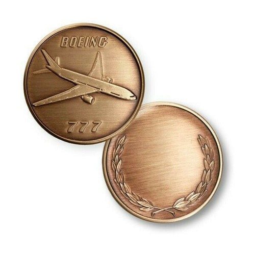 BOEING 777 BRONZE CHALLENGE COIN | eBay