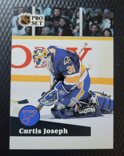 1991-92 Pro Set CURTIS JOSEPH St. Louis Blues Hockey NHL Card #473 | eBay