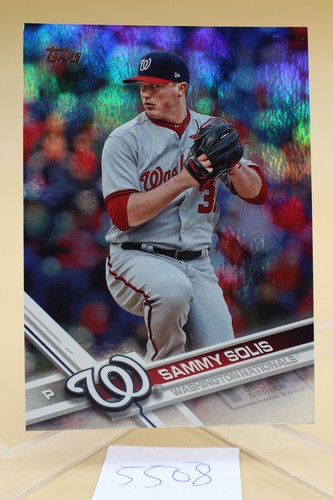 2017 Topps Update Rainbow Foil #US210 Sammy Solis Washington Nationals ...