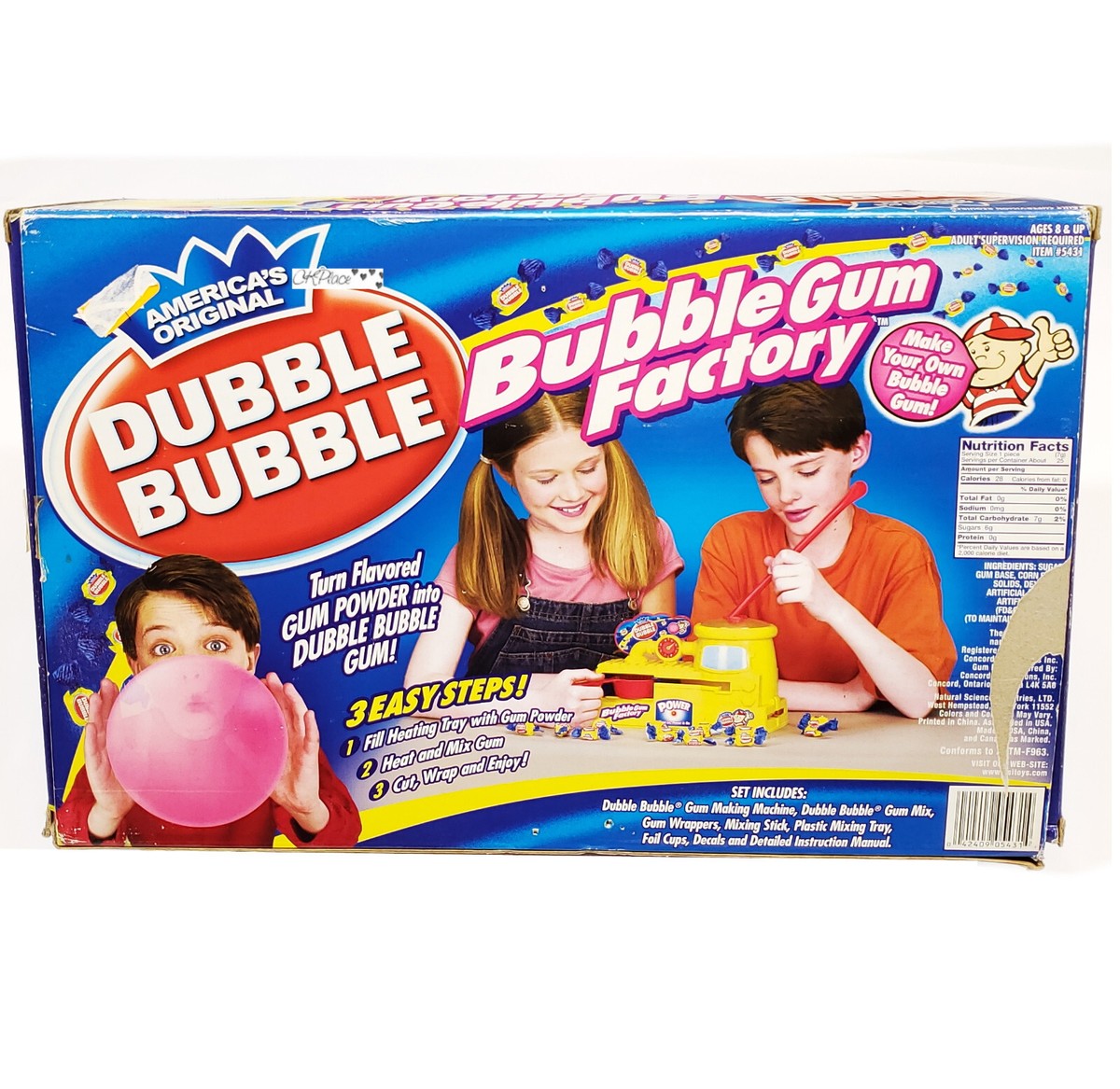 Dubble Bubble Gum Factory Maker Dubble Bubble
