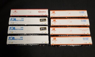 N Scale Unbranded Cryo-trans, GATX Lot of 8 Various Box Cars | eBay