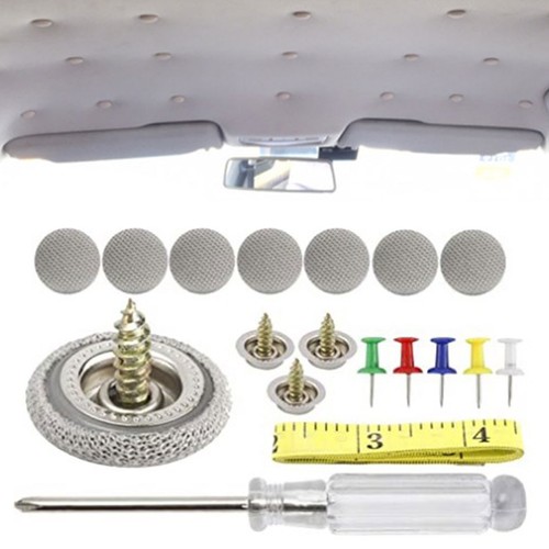 60PCS Car Roof Liner Ceiling Kit Repair Buckle Sagging Headliner Pins ...