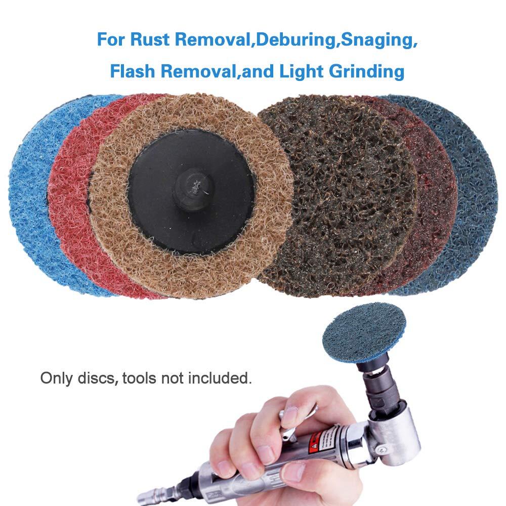 31Pc 2"Roll Lock Quick Change Disc 50mm Type R Roloc Sanding Pad for ...