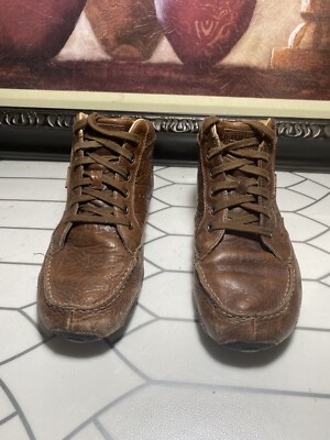HS Trask Boots 9.5 M Kalispell Brown Leather Lace Up Chukka Ankle Shoes ...